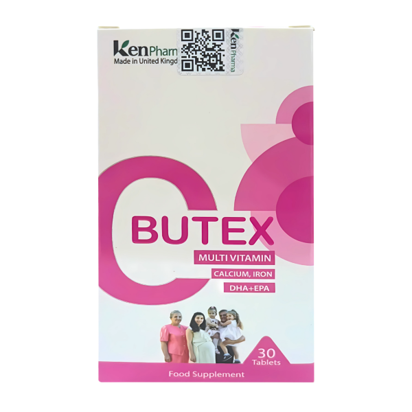 Viên uống bồi bổ cho phụ nữ mang thai - Kenpharma Butex (Hộp 30 viên)