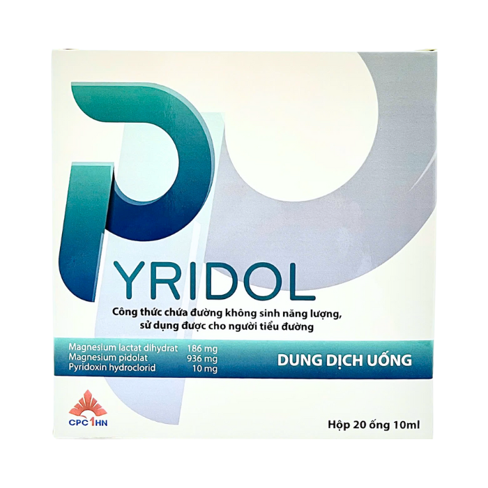 Dung dịch uống Pyridol CPC1HN - điều trị thiếu magnesi (Hộp 20 ống)